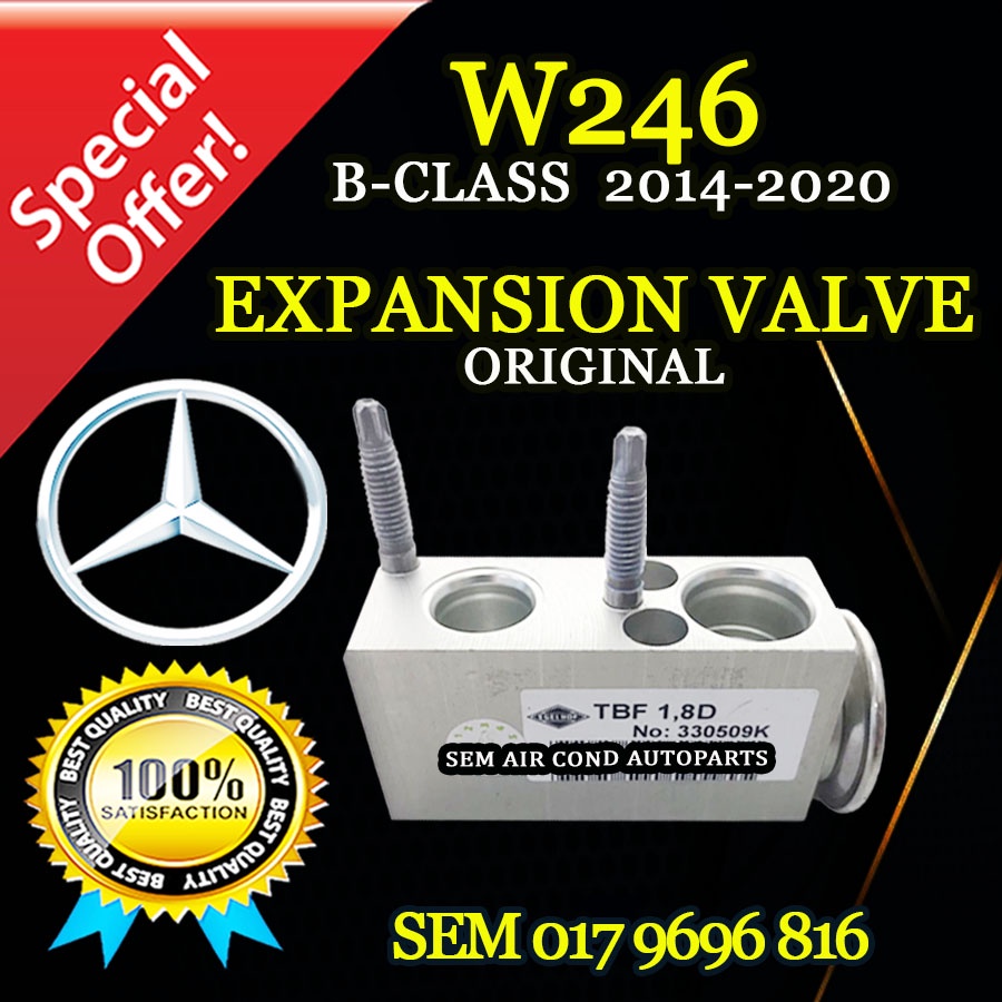 MERCEDES-BENZ W246 B-CLASS 2014-2020 YEAR ORIGINAL EGELHOF EXPENSION/ EXPANSION VALVE (CAR ...