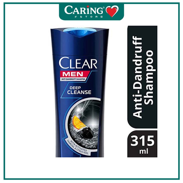 CLEAR MEN DEEP CLEANSE ANTI-DANDRUFF SHAMPOO 315ML | Shopee Malaysia