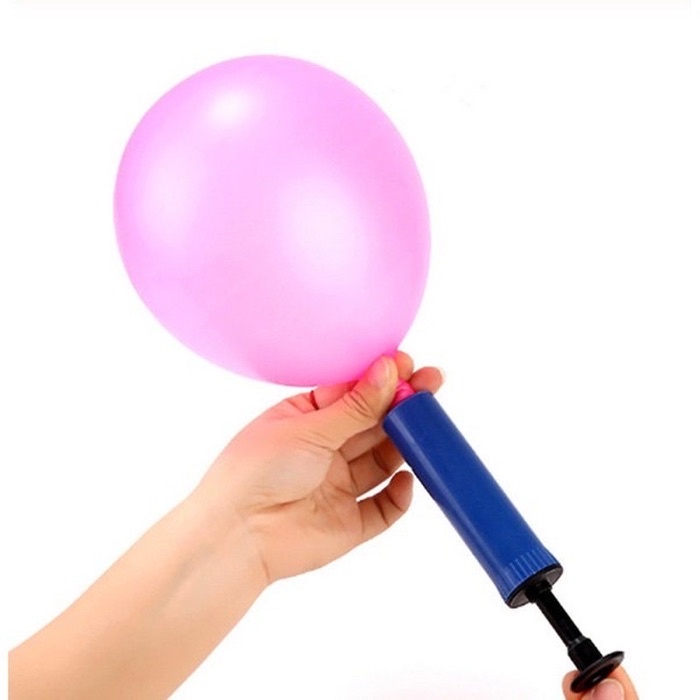 HEVEA Mini Hand Pump Balloon Plastic Manual Push Air Inflator Party ...