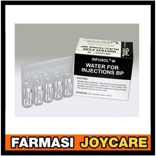 Infusol W Water For Injections 10mL X 20 Ampoules (Exp: August 2028 ...