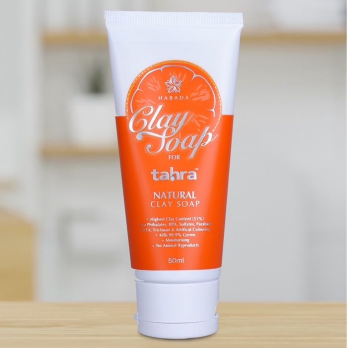 [NEW PACKAGING] TAHRA LIQUID CLAY SOAP - Sabun Samak & Sertu | Shopee ...