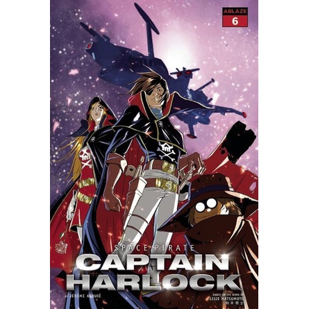 SPACE PIRATE CAPTAIN HARLOCK #1 #2 #3 #4 #5 #6 - COMPLETE SET - ABLAZE ...