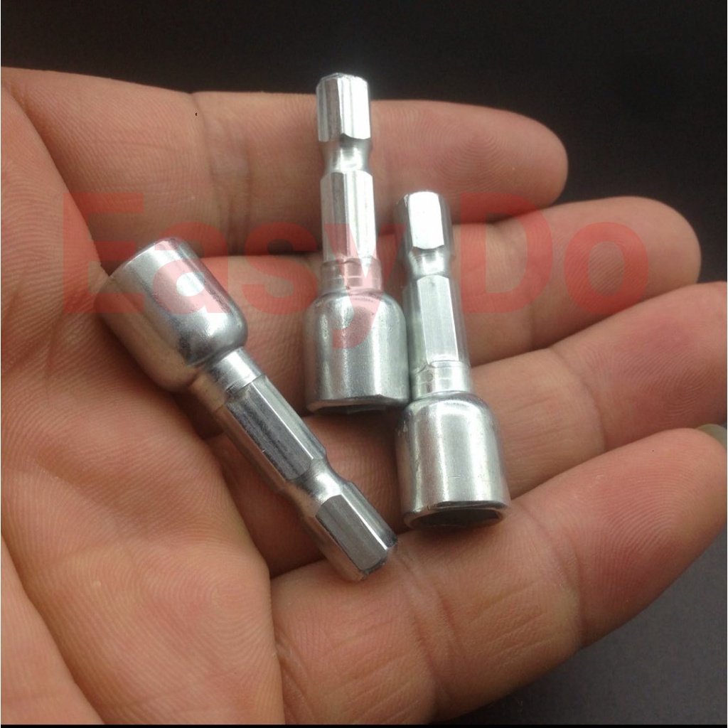 8mm Hexagon Magnetic Nut Socket Hex Shank 40mm Socket Magnetic Nut ...