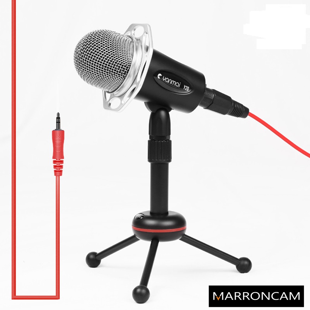 YANMAI Y20 computer condenser microphone | Shopee Malaysia