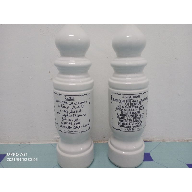 Batu nesan seramik lelaki. | Shopee Malaysia