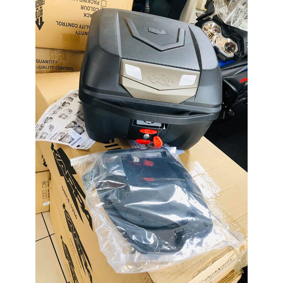 Kappa K320N 32 Liter 32L Motorcycle Top Box Carbon Square Design For ...