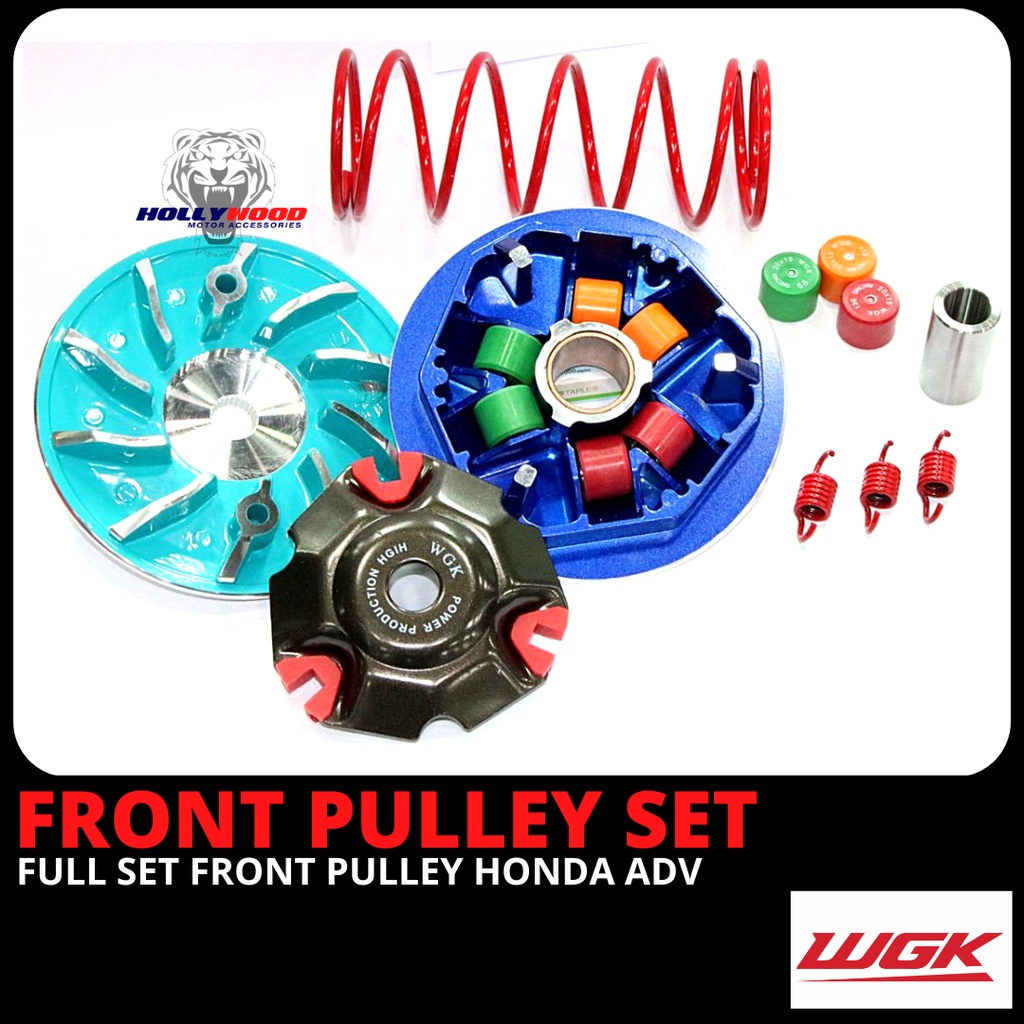 HONDA ADV ADV150 RACING PULLEY AUTO CLUTCH FRONT SET WGK + PULLY CVT ...