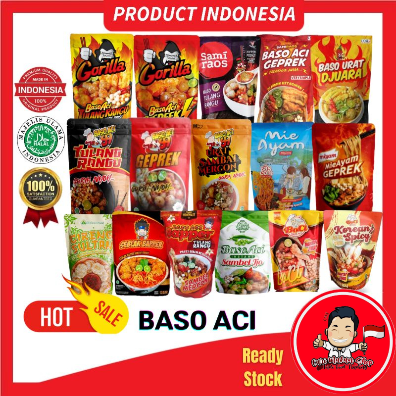 Baso Aci Pentol Bebola 120-400gm Product Indonesia 🇮🇩 Bakso Sami Raos ...