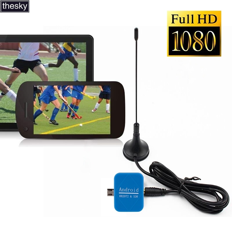 For Android Phones USB Dongle SDR+R820T2 DVB-T SDR TV Tuner Radio ...