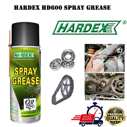 HARDEX HARDEX HD600 SPRAY GREASE MOTOR / CAR MINYAK GREASE (400ML ...