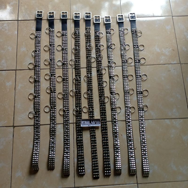 Spike & RING punk rock n roll belt korean korean Cool belt Men Women ...