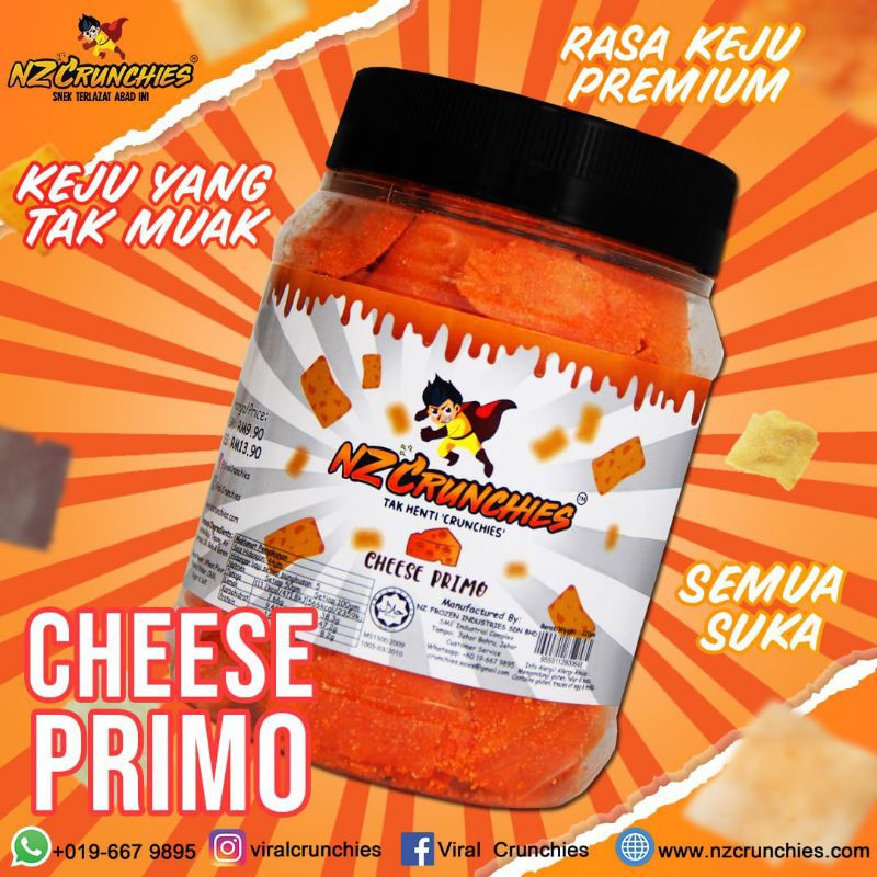 🌟NZ CRUNCHIES CHEESE PRIMO🌟 | Shopee Malaysia