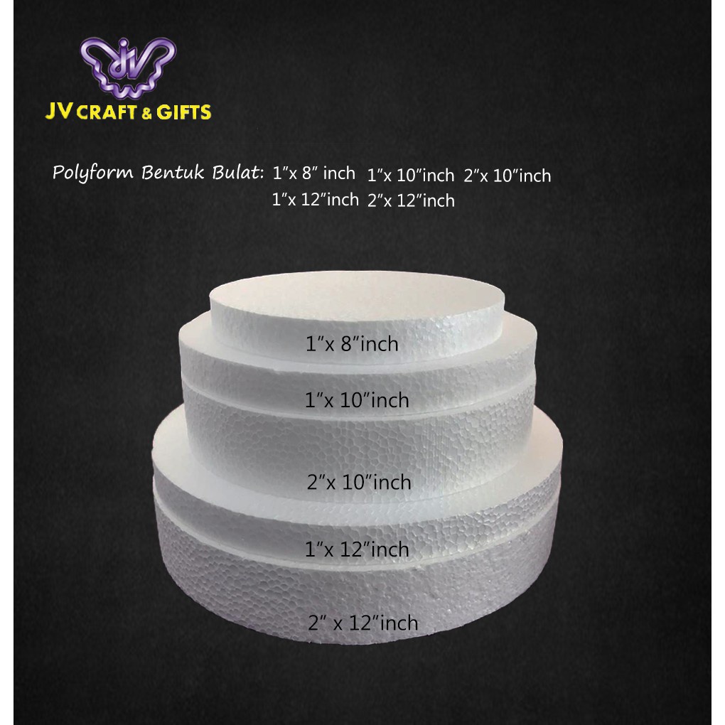Gabus Polifoam Bulat /Polystyrene Form Round / Round / Bulat / Polyofam ...