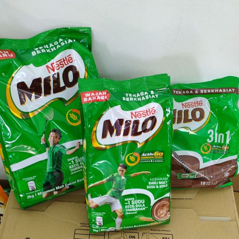 🔥 PROMOTION🔥Milo 1kg 2kg 2.2kg 3 in 1 Active -Go original | Shopee Malaysia