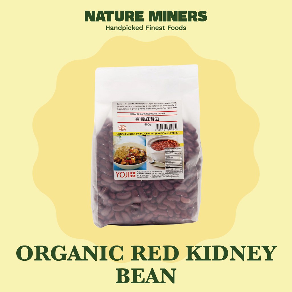[READY STOCK] Organic Dark Red Kidney Bean 500g | Shopee Malaysia