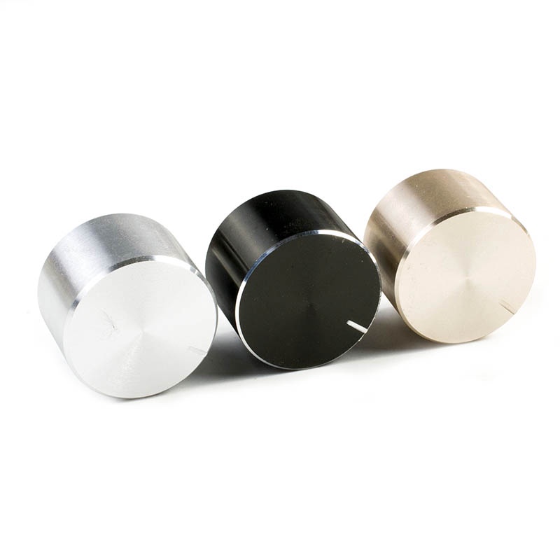 1pcs 26x17mm Aluminum Alloy Rotary Control Potentiometer Knob 6mm Half ...