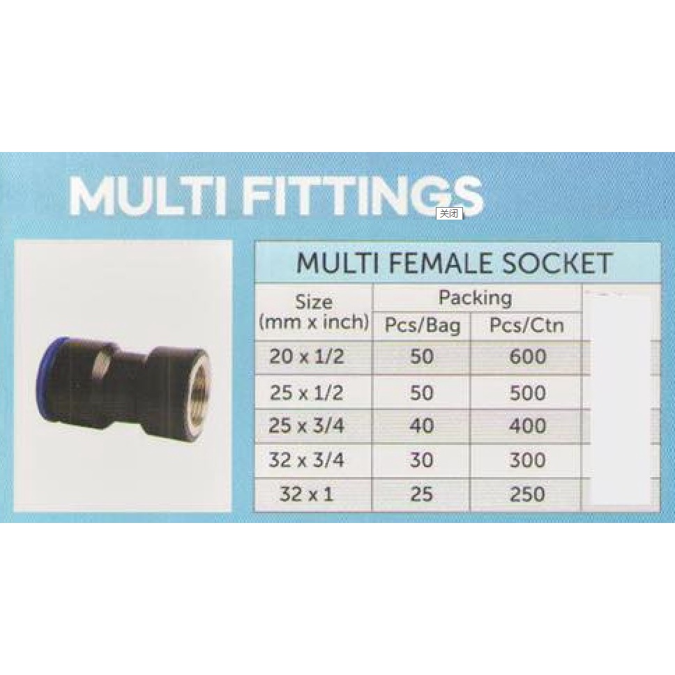 KIZ MULTI FITTINGS Easy Use , Easy Remove -USAGE POLY/PPR/HANSEN PIPE ...