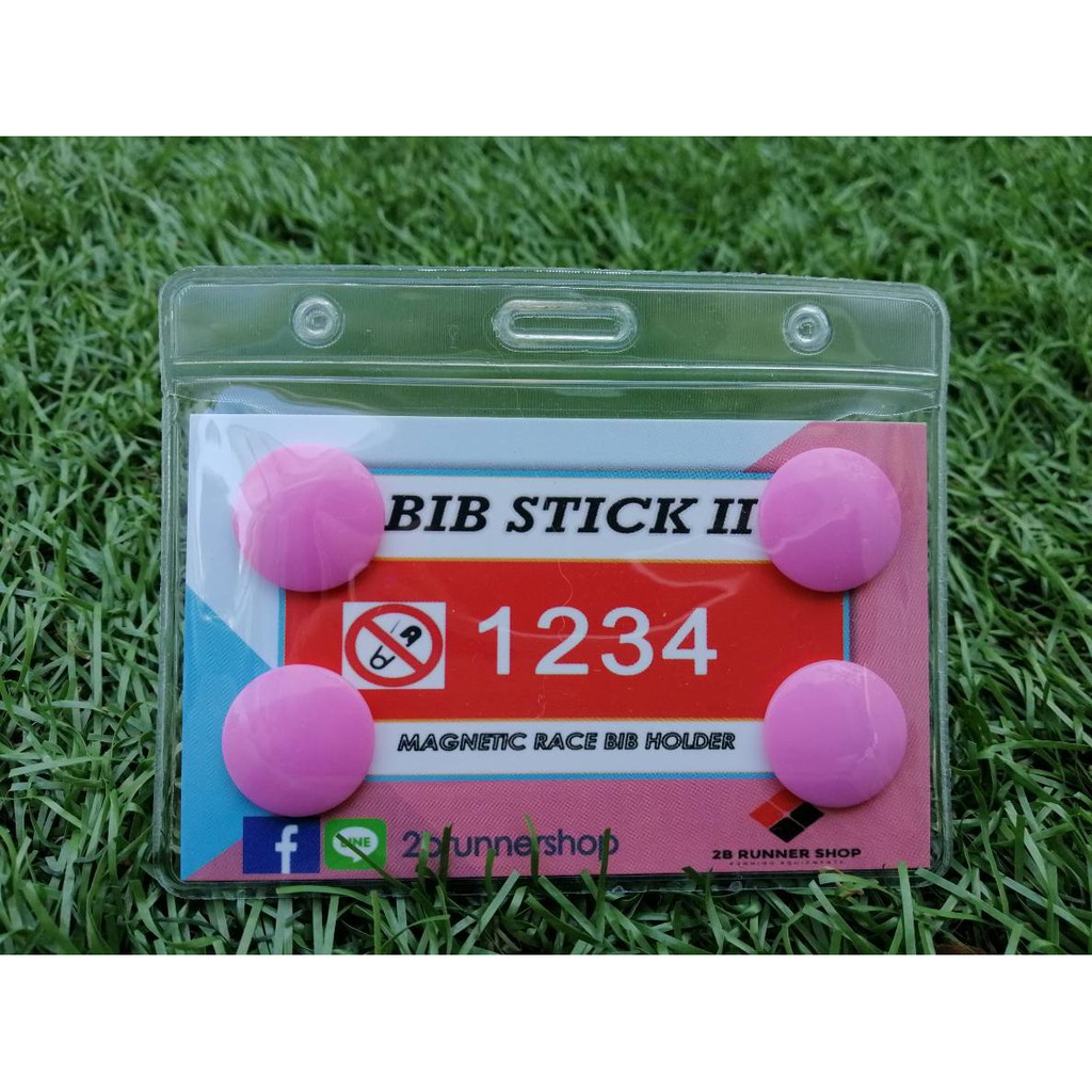 Magnetic Race Number bib STICK II => Holder (Version2) Or /bib Magnet ...