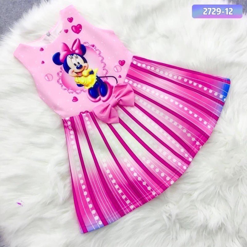 HappyShop Sleeveless Princess Sofia Gown Tsum Tsum Mickey Dress Mermaid ...