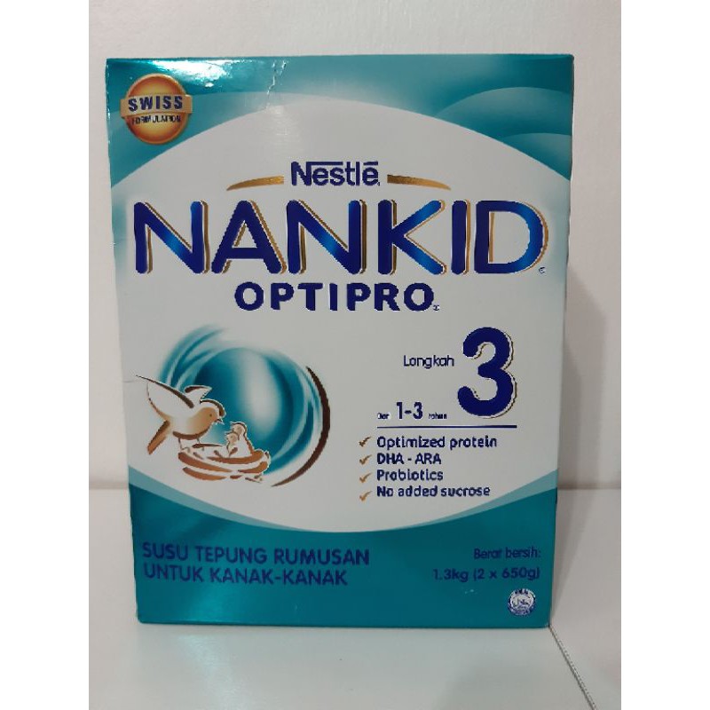 NANKID OPTIPRO STEP 3 1.3KG (EXPIRY: 30 NOV 2020) | Shopee Malaysia