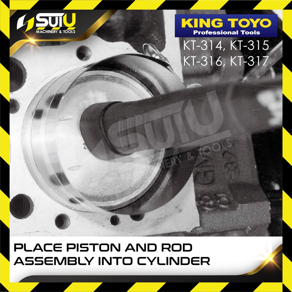 KING TOYO KTPRC-01 / KT-314 / KT-315 / KT-316 / KT-317 3"-6" Piston Ring Compressor (53-175MM ...