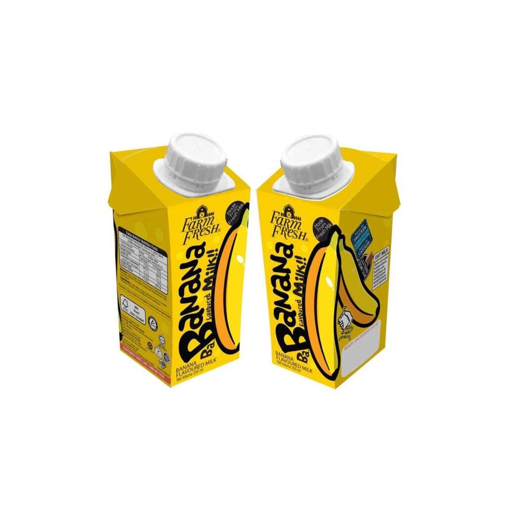 [READY STOCK] Farm Fresh Susu Pisang | Banana Milk UHT 200ml | Shopee ...