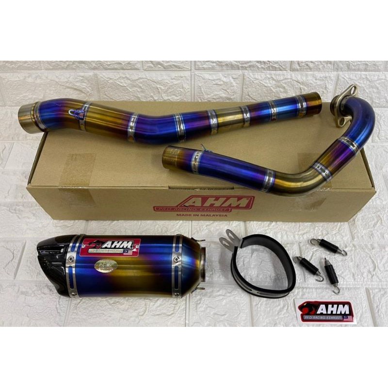 AHM M3 Titanium Exhaust Gor Racing Use Yamaha Y15ZR LC135 4s 5s SZR35MM ...