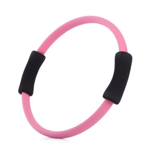 EXERCISE SPORT FITNESS MASSAGE LOOP YOGA RING MAGIC CIRCLE (PINK ...