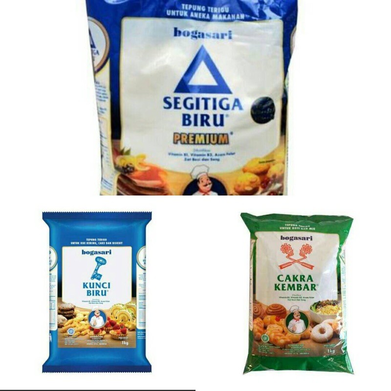 Blue Triangle Flour / Blue Key / Twin Chakra 1kg | Shopee Malaysia