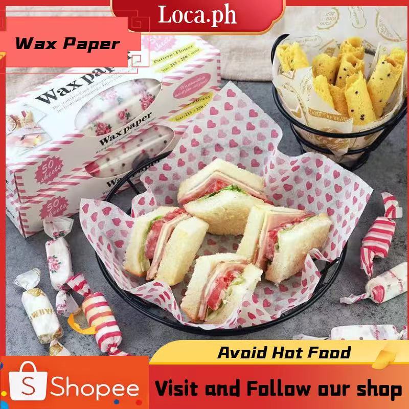 Wax Paper Food Paper Bread Sandwich Cake Dessert Wax Paper Burger ...