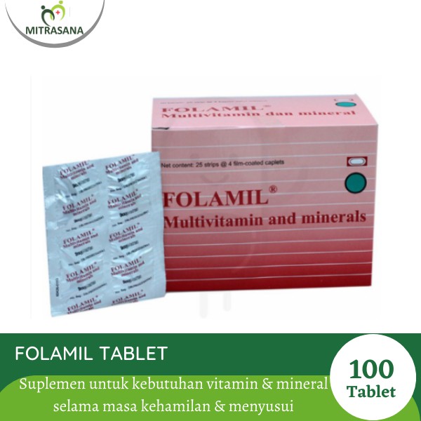 Folamil tablet 25x4tab | Shopee Malaysia