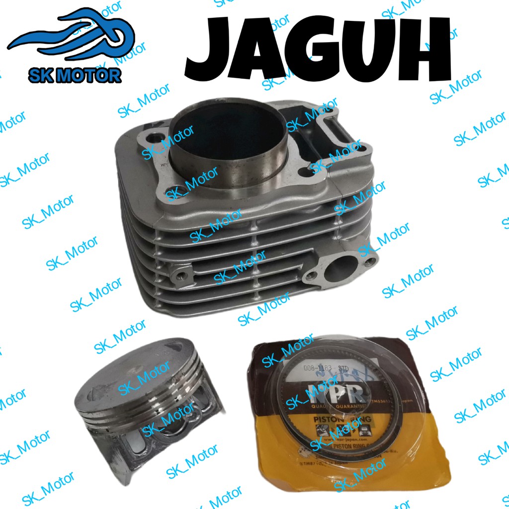 Modenas JAGUH 175 Standard STD Cylinder Block Full Set With Piston Ring ...