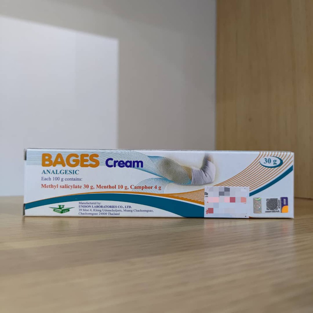 Bages Cream Analgesic 30g | Shopee Malaysia