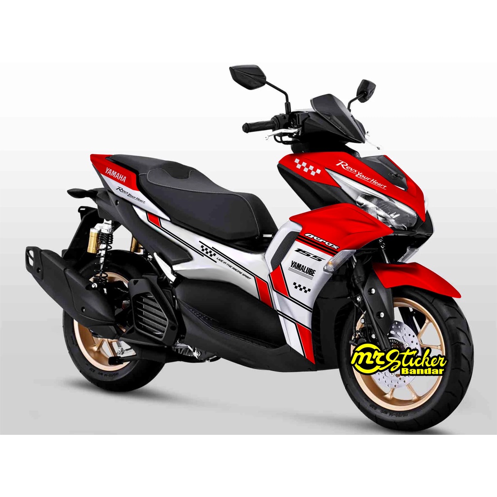 Decal Sticker Yamaha Aerox 2021 Connected Full Body Dekal Aerox Sticker ...