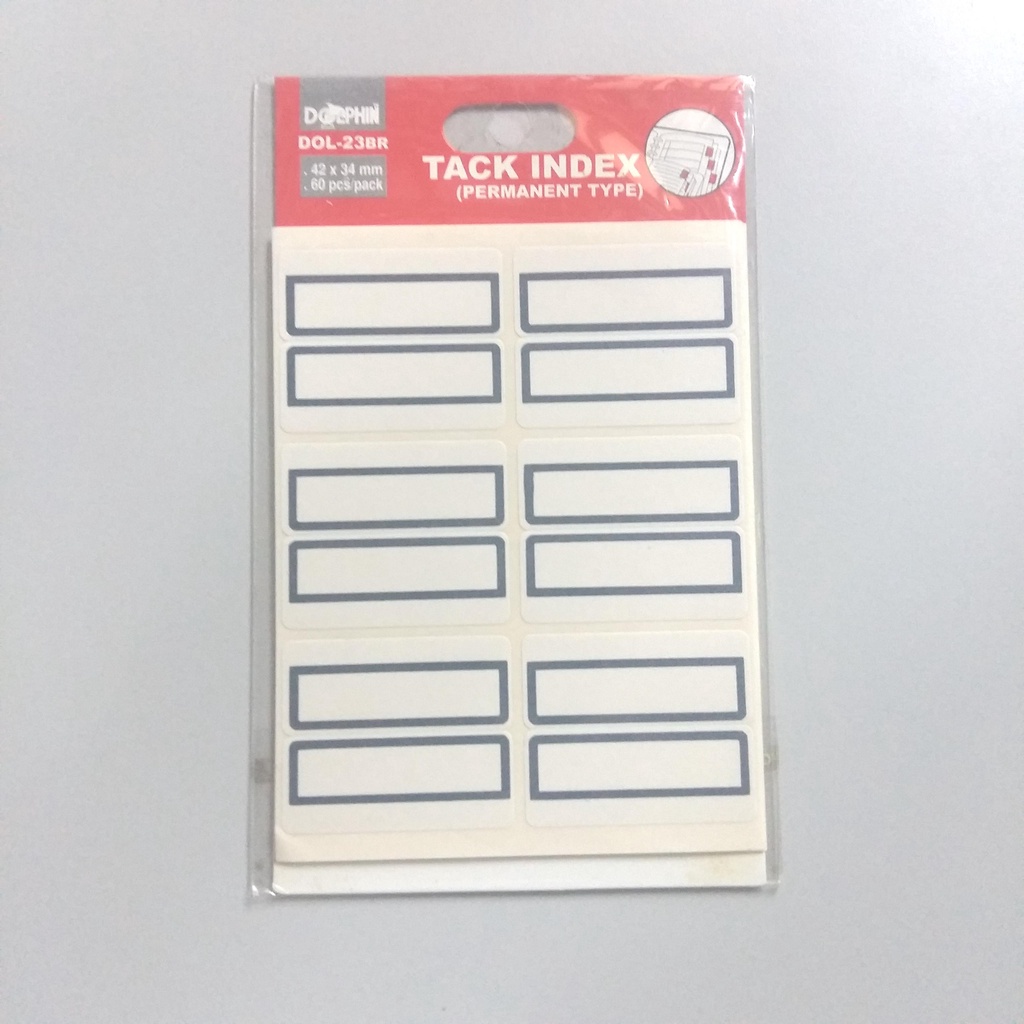 Tack Index (Paper Label) (Permanent Type) | Shopee Malaysia