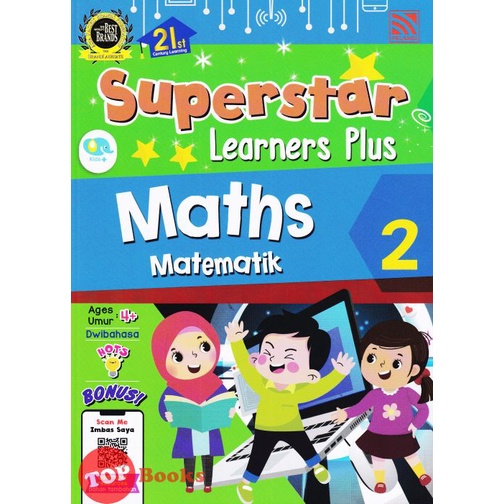 [TOPBOOKS Pelangi Kids] Superstar Learners Plus Maths 2 Dwibahasa (2022) | Shopee Malaysia