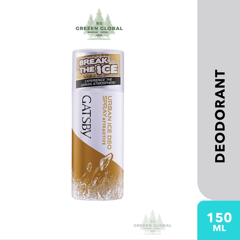 GATSBY Urban Ice Deo Spray Attractive 150ml (deodorant men, fragrance ...