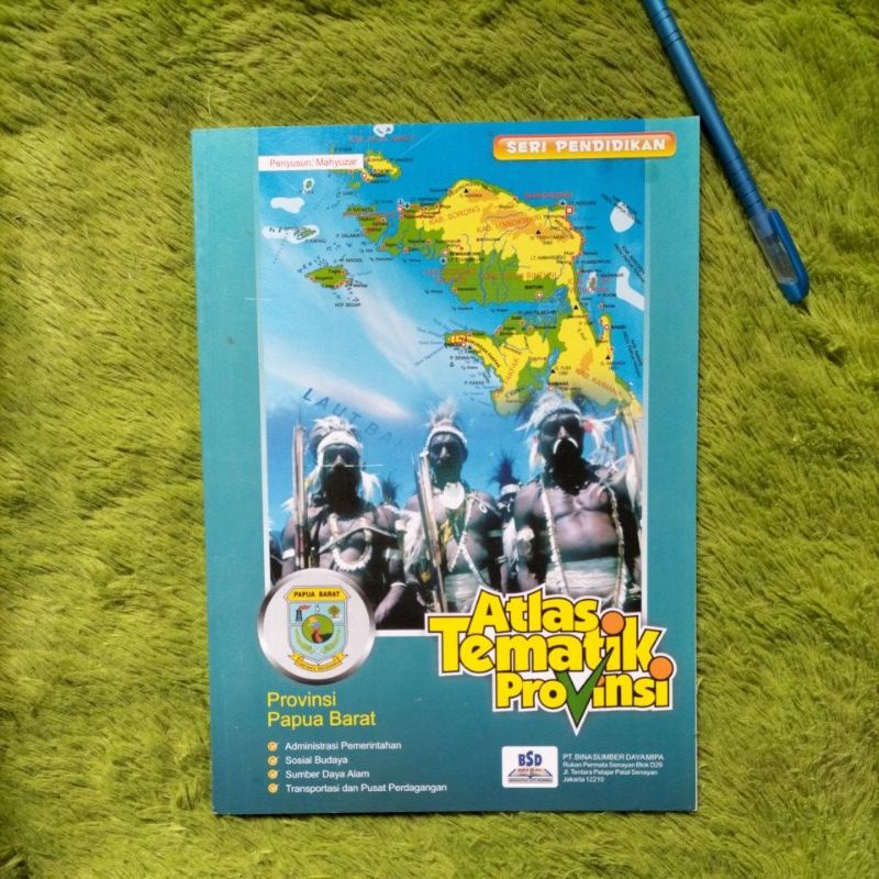 Original SOCIAL PAPUA MAP PROVINCE THEMATIC ATLAS BOOK | Shopee Malaysia