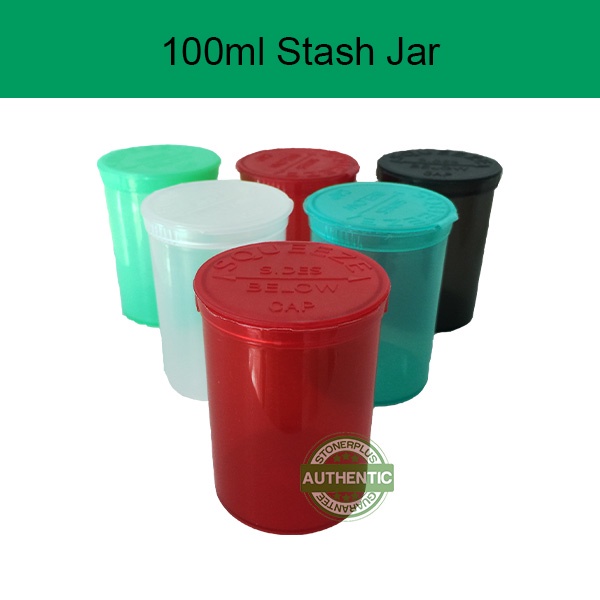 Pop Plastic Stash Jar - 2pcs (100ml) | Shopee Malaysia
