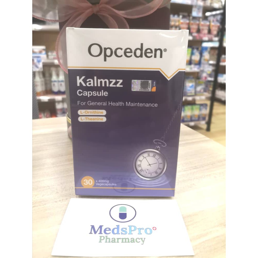 MedsPro Opceden Kalmzz Capsule 400mg 30's (EXP 30/12/22) | Shopee Malaysia