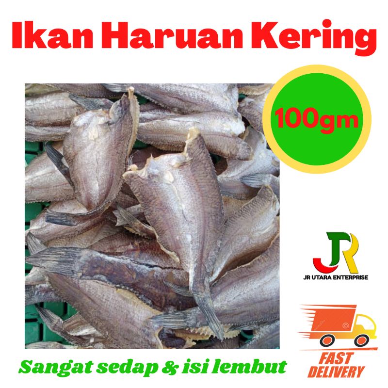 Ikan haruan kering 100gm | Shopee Malaysia