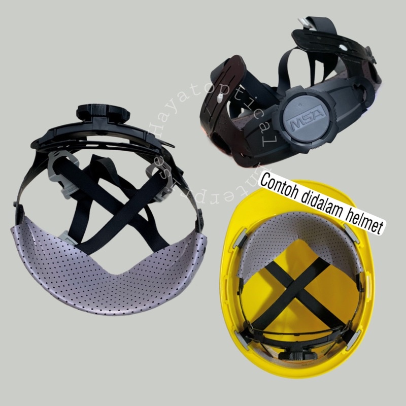 UNIVERSAL SAFETY HELMET CLIP CHIN STRAP COMPATIBLE MSA TANIZAWA 3M UVEE ...