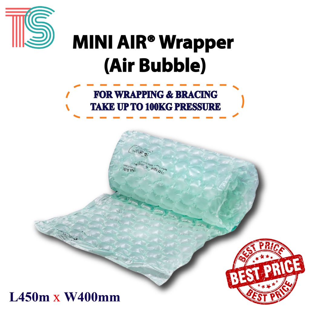 INFLATABLE MINI AIR BUBBLE WRAPPER | AIR CUSHION BUBBLE WRAPPER 450M x ...