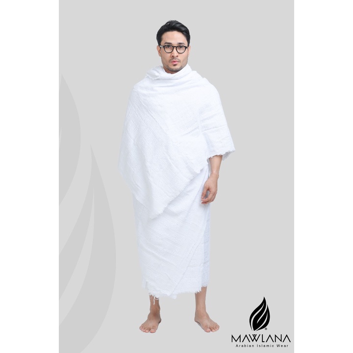 Kain Ihram Dewasa 100 % Cotton Umrah Haji 1200-1600 gram | Shopee Malaysia