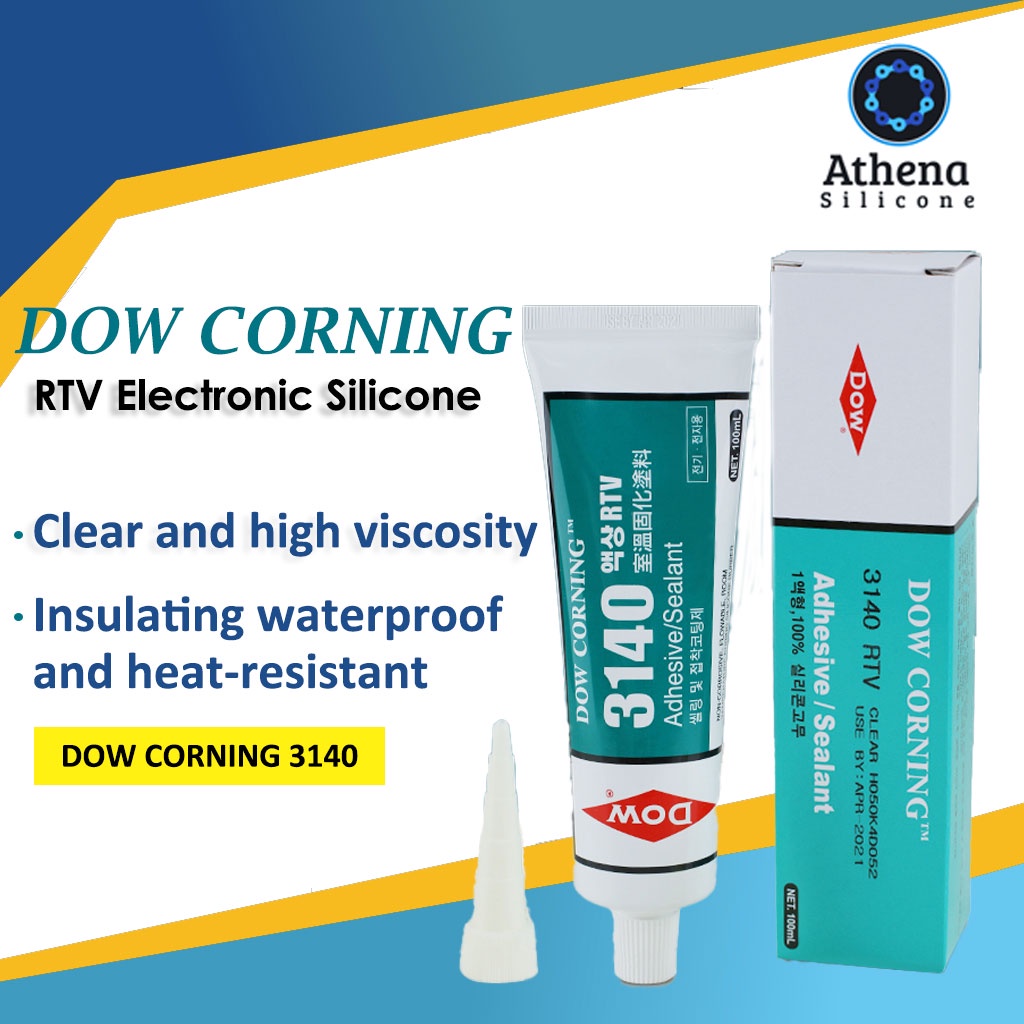 Dow Corning 3140 RTV Coating 100ml Clear by Dow Corning Flowable ...