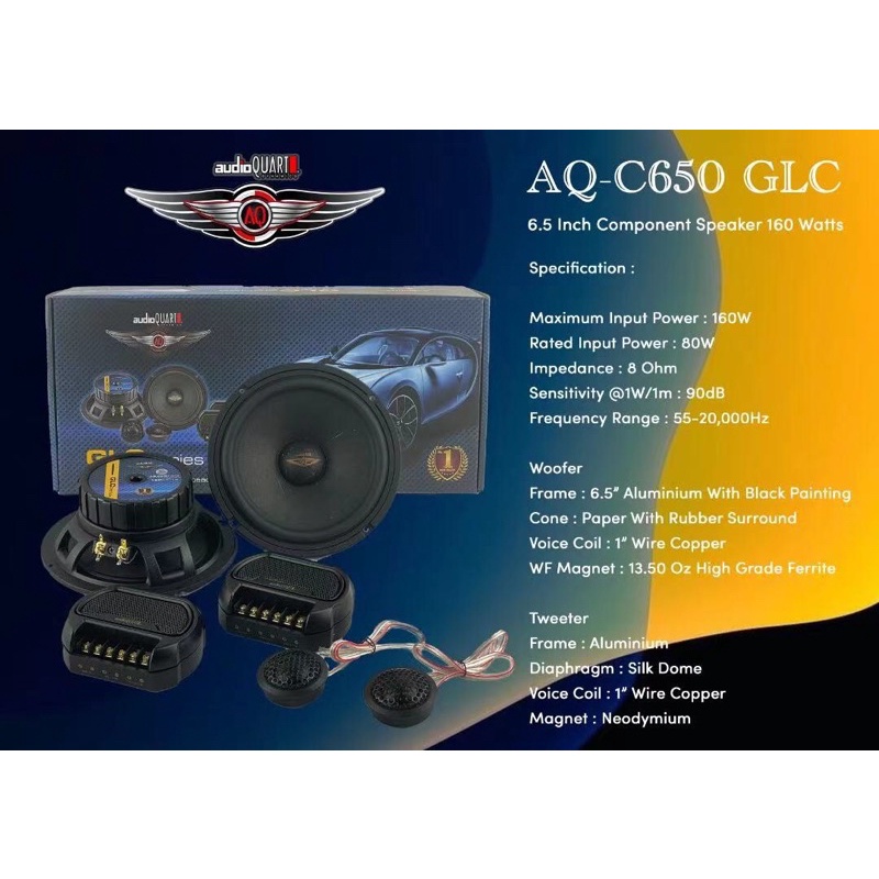 AUDIO QUART HIGH END COMPONENT SET AQ-C650 GLC | Shopee Malaysia