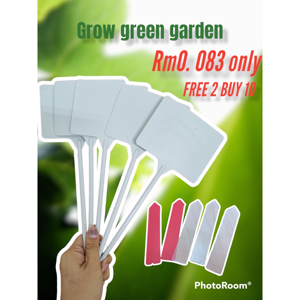 36 CM RECTANGULAR LABEL TAG BIG SIZE Garden Nursery Plant Tag Label ...