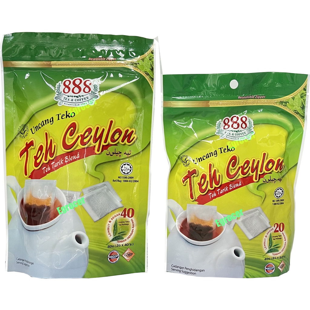 888 Teh Ceylon Uncang Teko 2gm (20's /40's) | Shopee Malaysia
