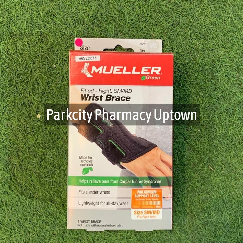 Mueller Fitted Wrist Brace 1s (Right) Size SM / MD*Non returnable due ...