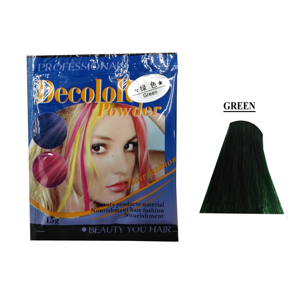 Decolor Powder GREEN 15g | Shopee Malaysia